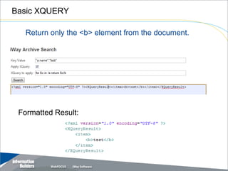 Complex Legacy System Archiving/Data Retention with MongoDB and Xquery | PPT