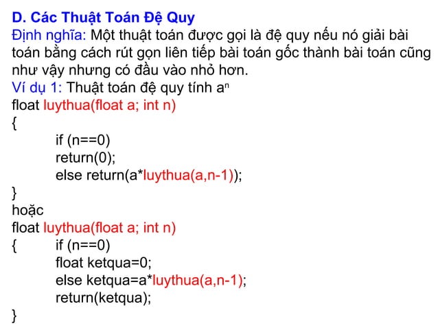 Thuat Toan 2 | PPT