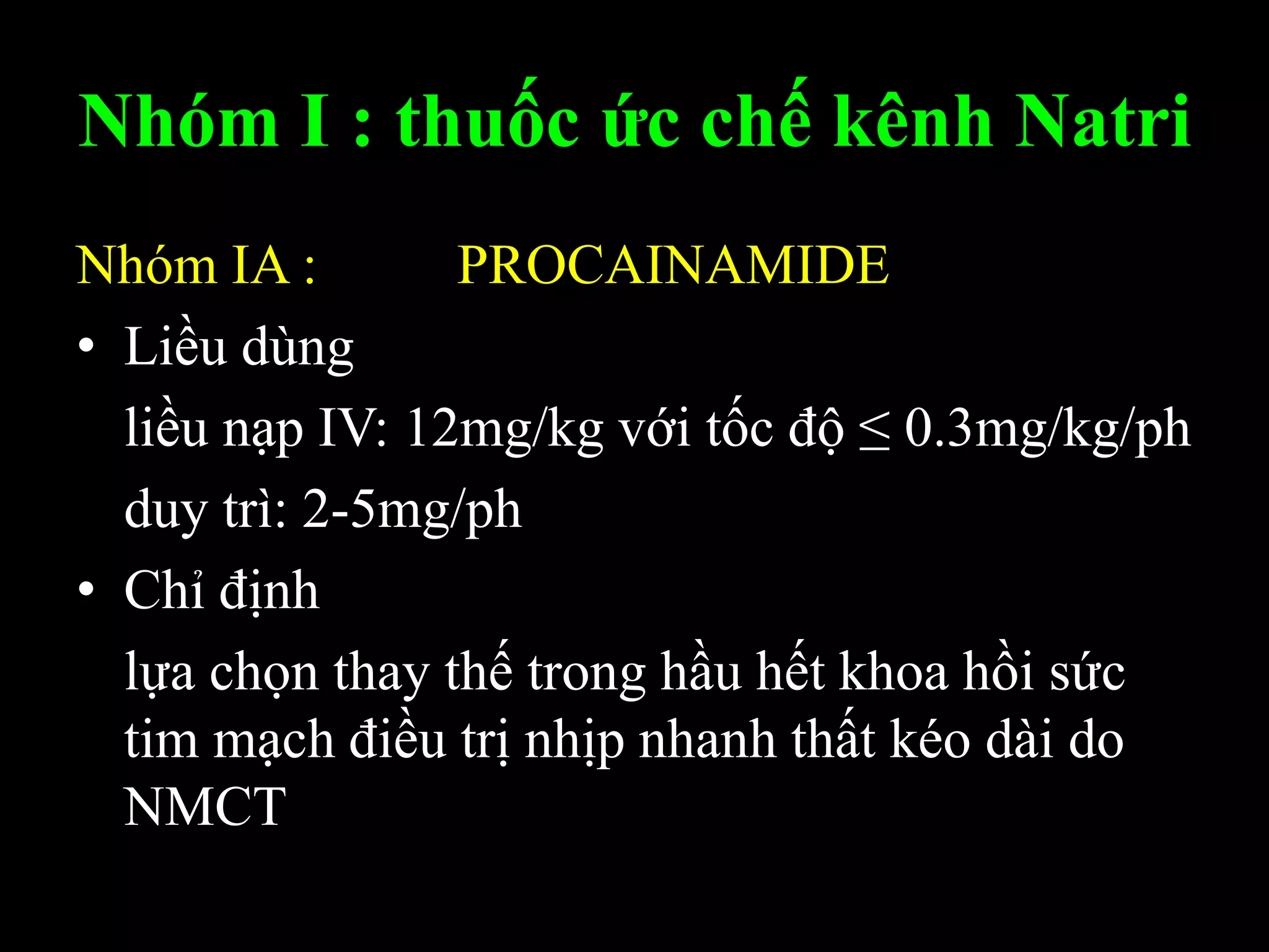 Thuốc chống loạn nhịp tim | PDF