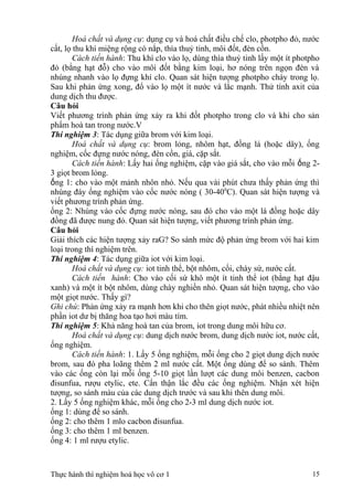 Thuc hanh hoa vo co 1 | DOC