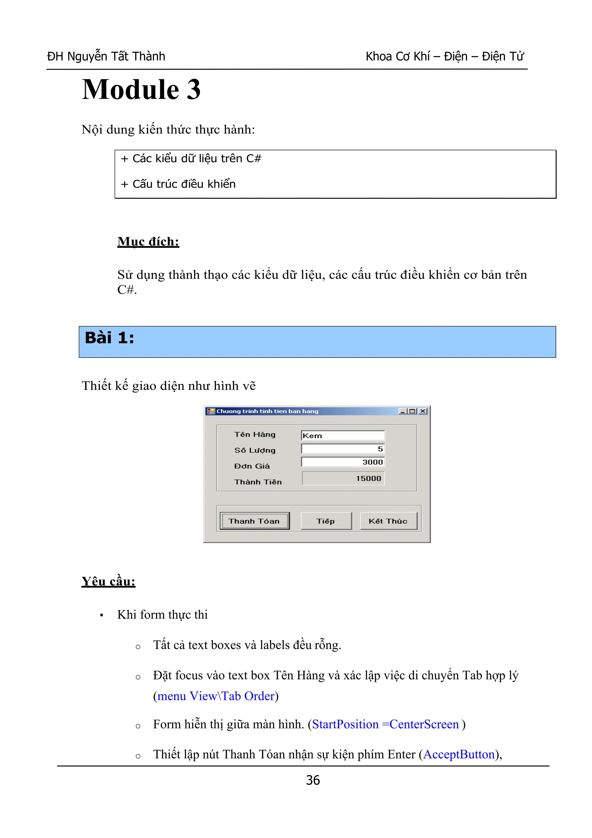 Thuc Hanh_LT_Windows1(C#2010) (AAAAAAAAAAAAAAAAAAAAA | PDF