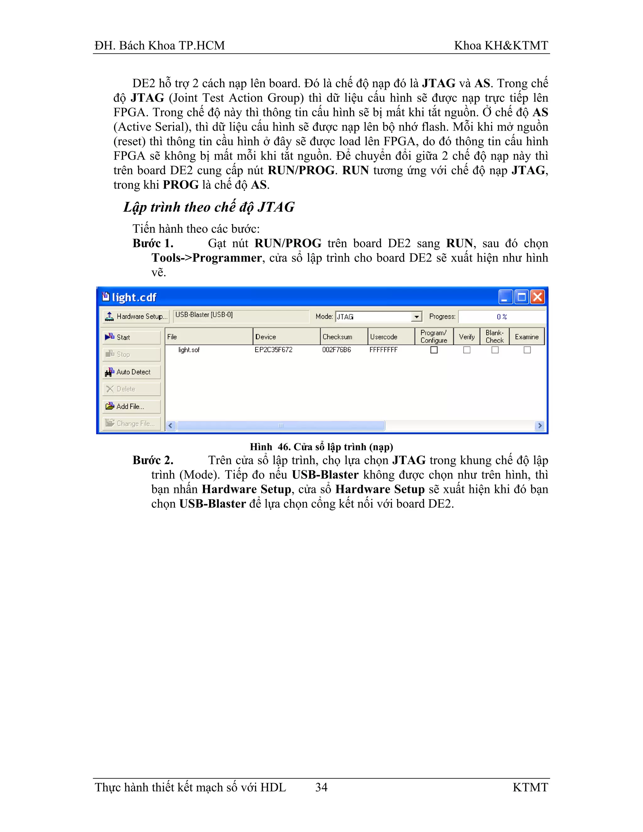Thuc hanh thiet ke mach so voi hdl student | PDF