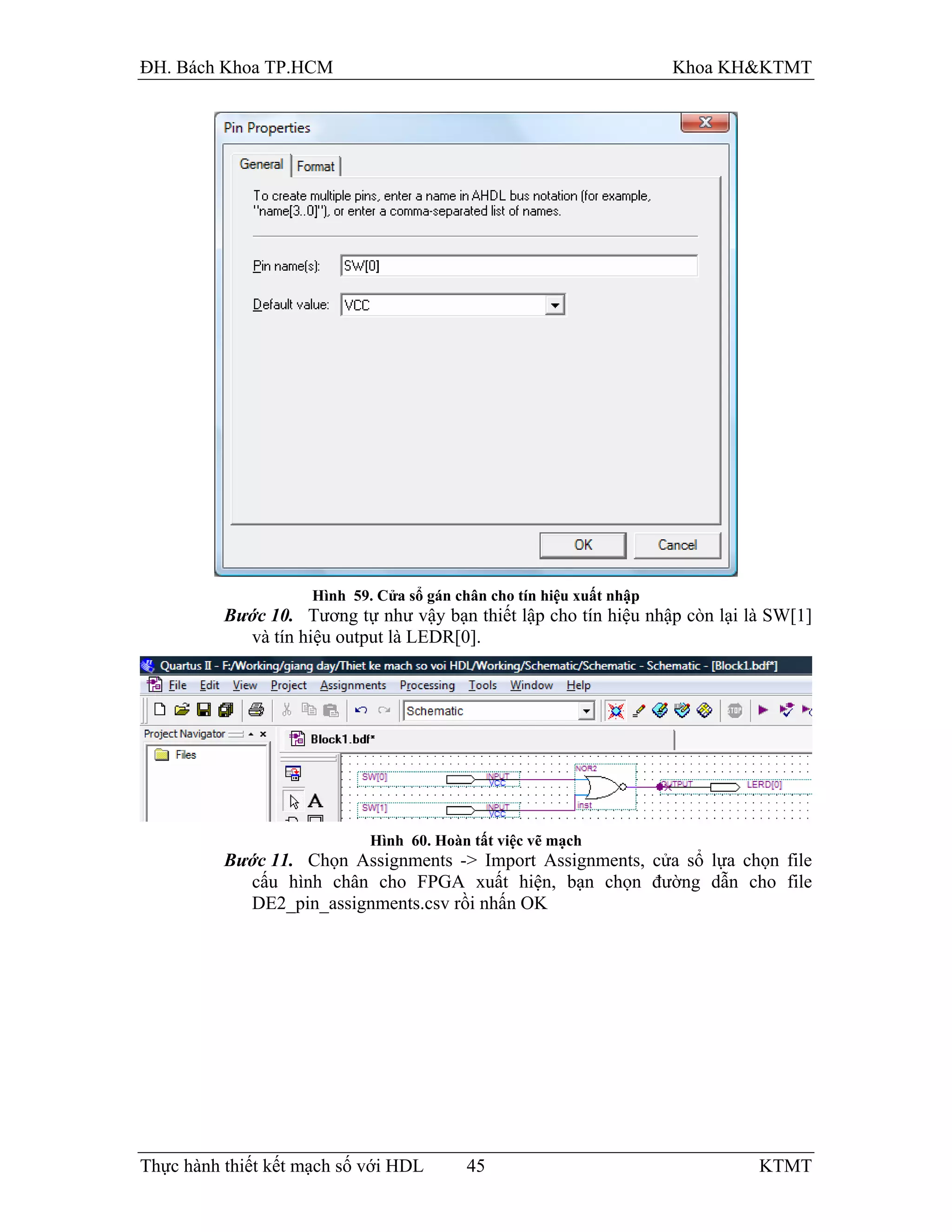 Thuc hanh thiet ke mach so voi hdl student | PDF