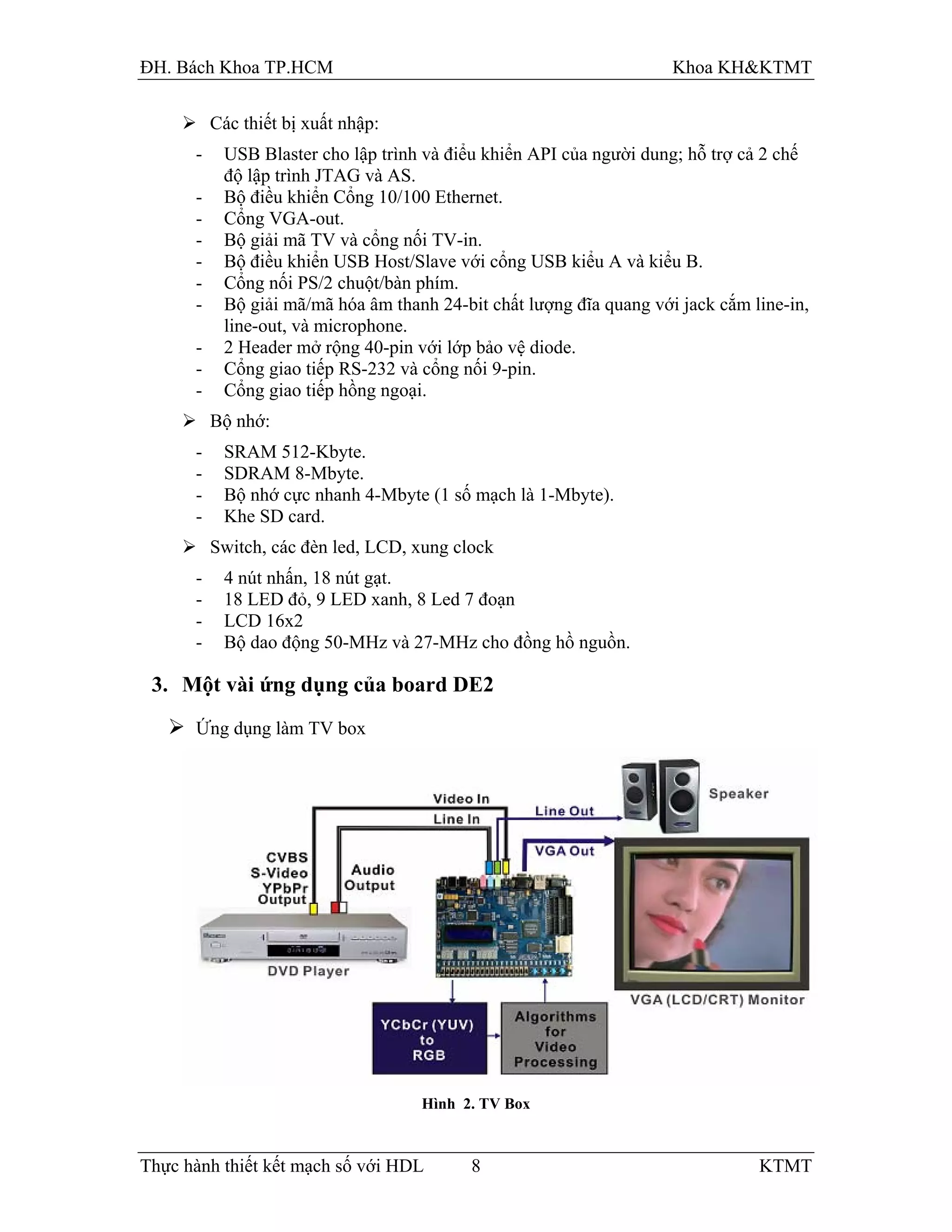 Thuc hanh thiet ke mach so voi hdl student | PDF