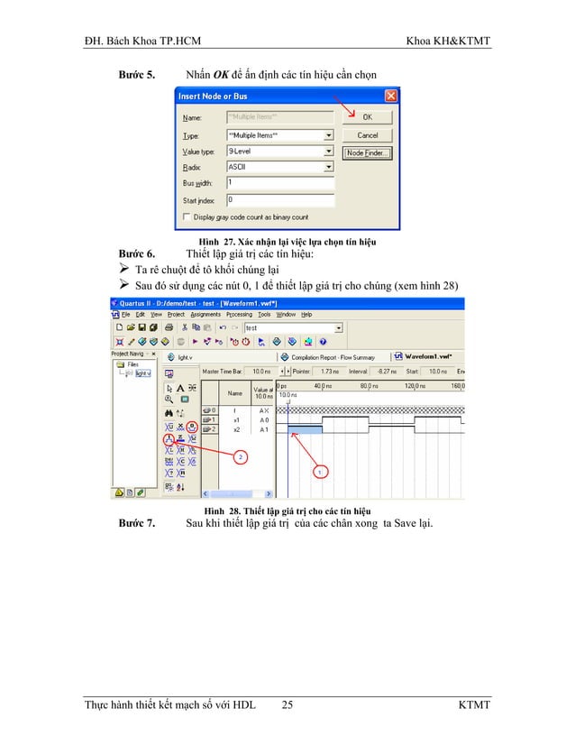 Thuc hanh thiet ke mach so voi hdl student | PDF