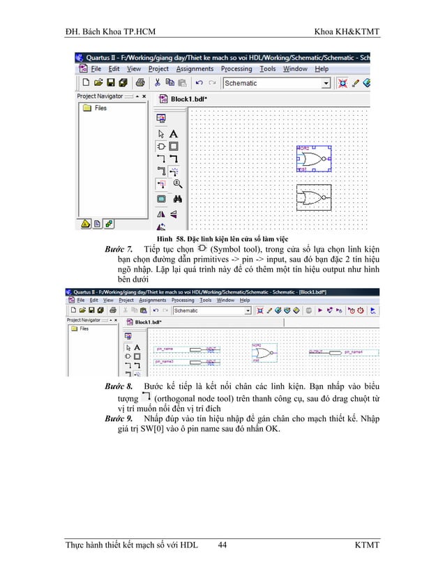 Thuc hanh thiet ke mach so voi hdl student | PDF