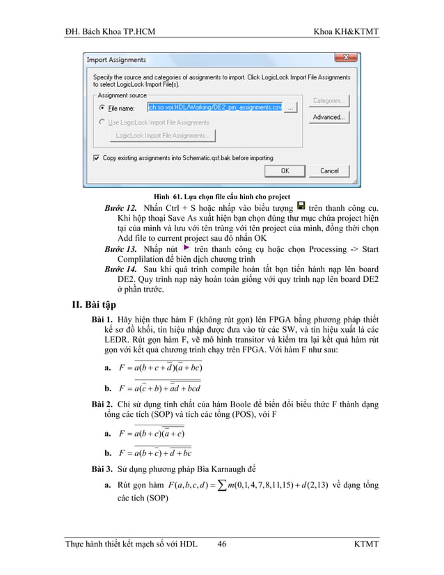 Thuc hanh thiet ke mach so voi hdl student | PDF