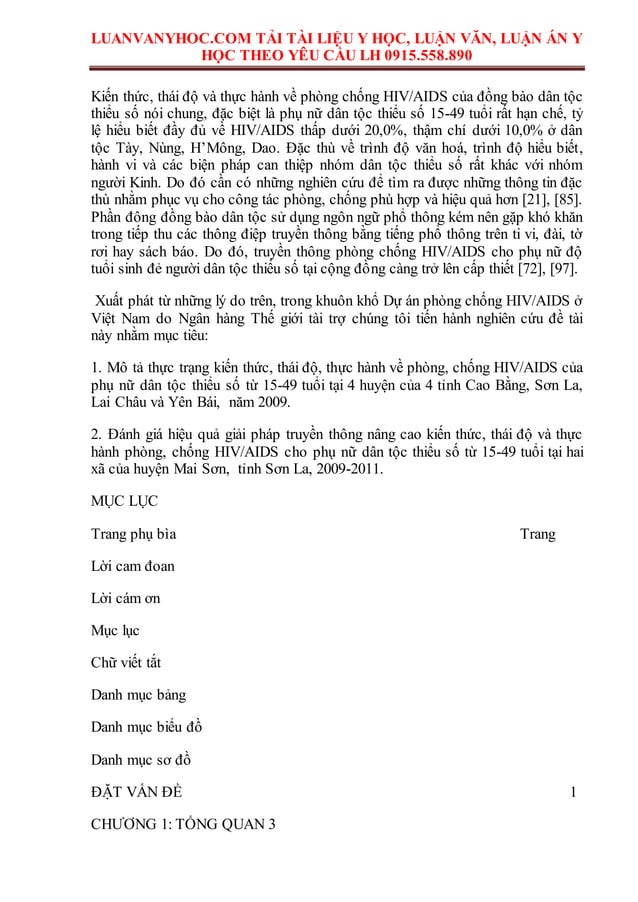 Thuc hanh va giai phap truyen thong phong, chong hiv.aids cho phu nu dan toc thieu so | PDF