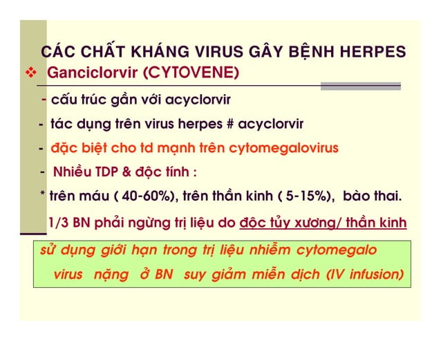 Thuốc kháng siêu vi | PPT