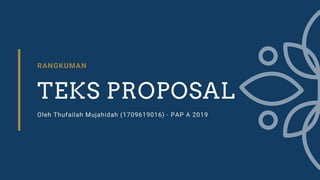 Teks Proposal | PPT