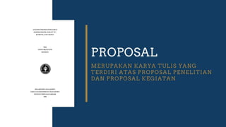 Teks Proposal | PPT