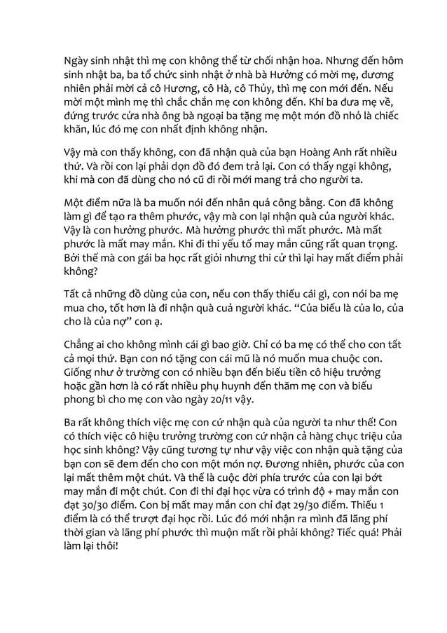 Thu gui con gai 6 | PDF