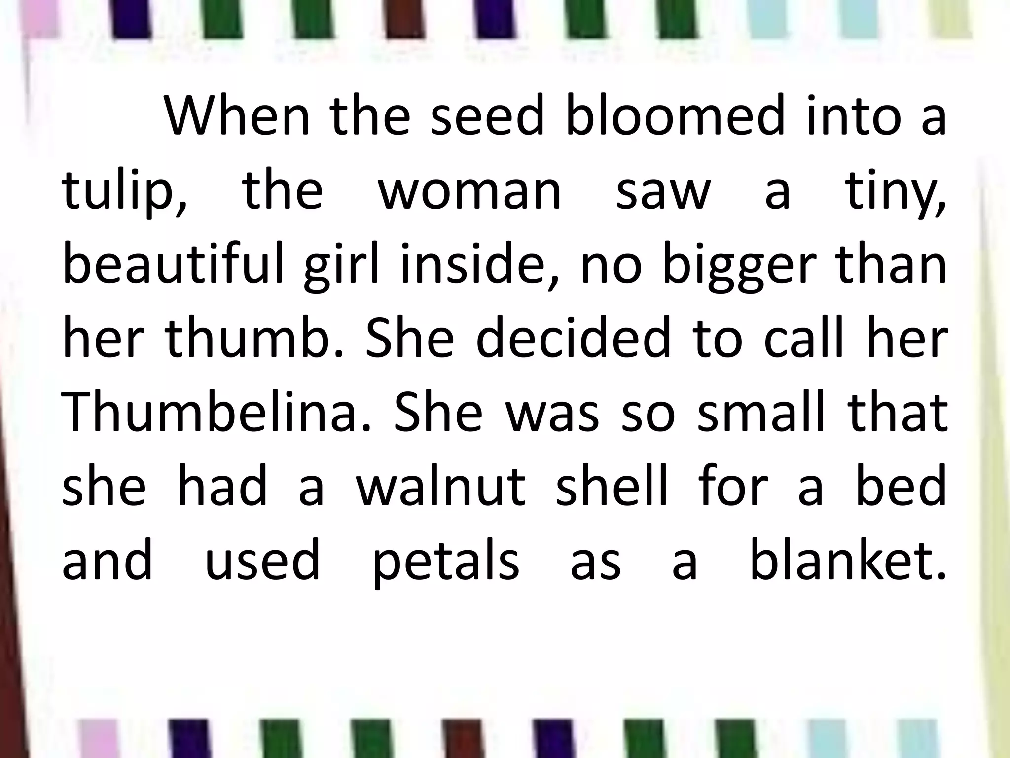 Thumbelina | PPTX
