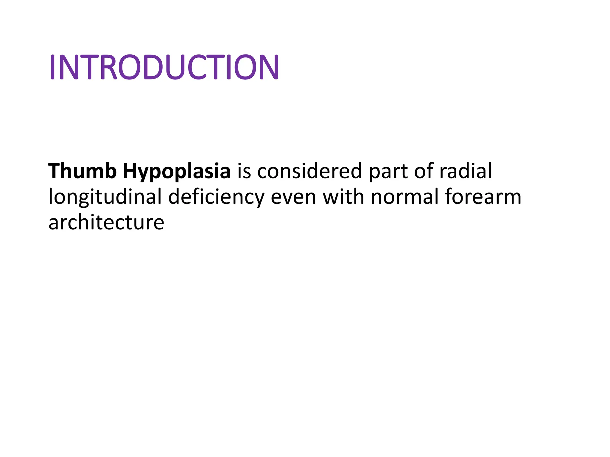 THUMB HYPOPLASIA- Eknath.pptx