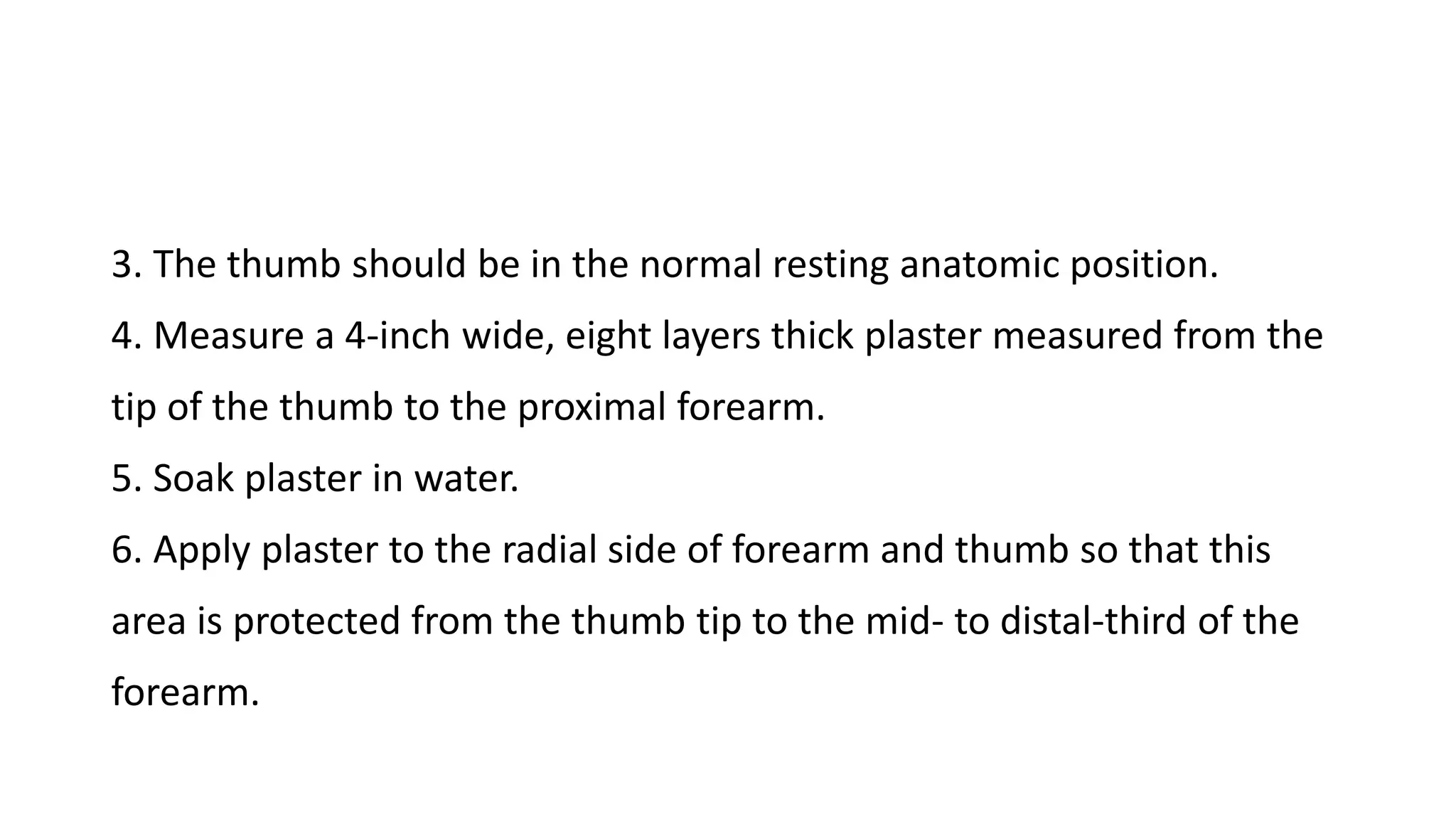 THUMB SPICA SPLINT 2.pptx