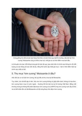 Thu Mua Kim Cương Moissanite | PDF