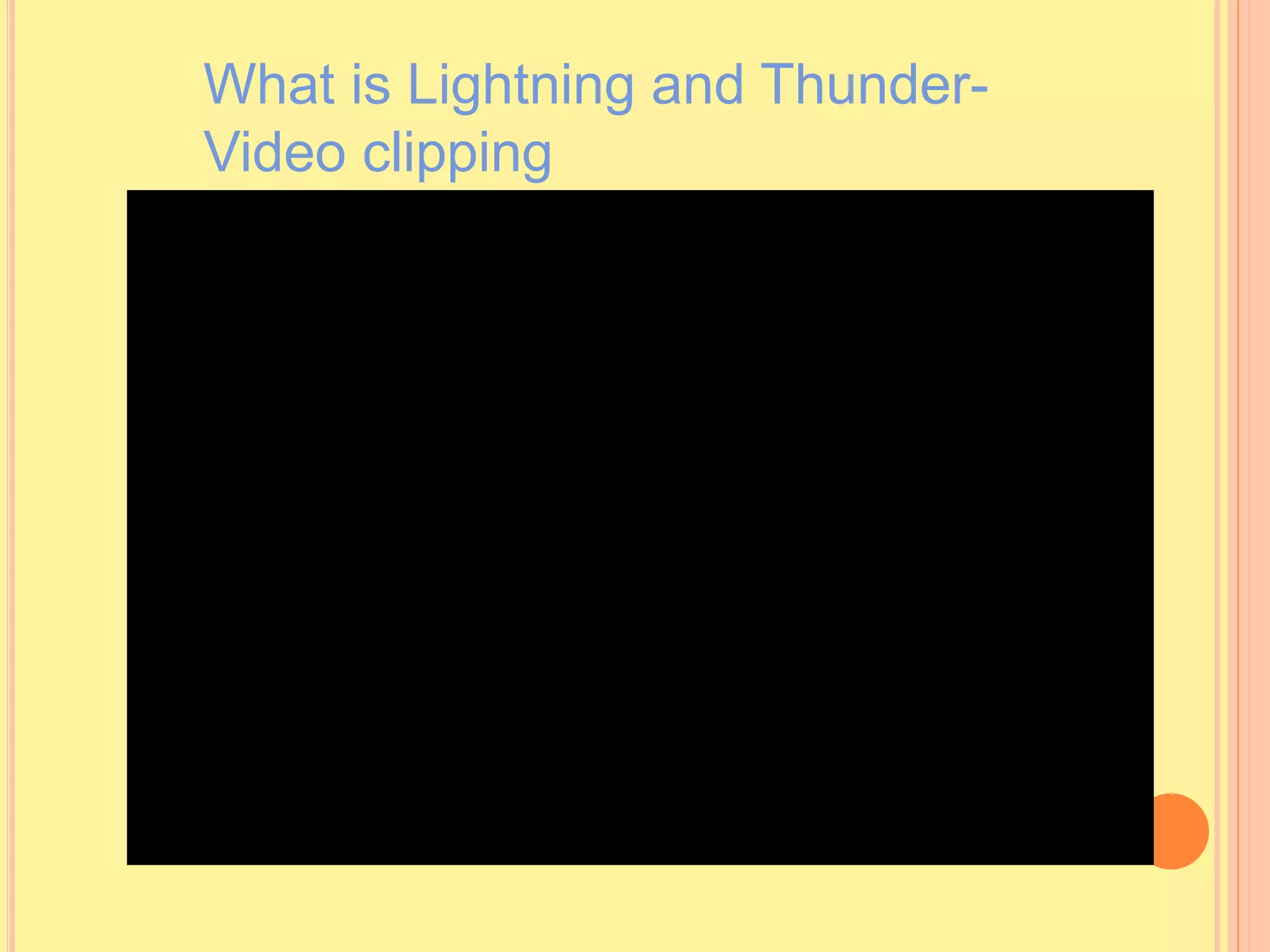Thunder and Lightning CAI,PPT-Alphonsa Joseph, Social Science | PPTX