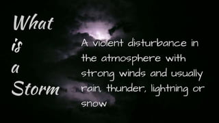 Thunder and lightning storms | PPTX