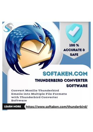 Mozilla Thunderbird Converter by Softaken Software | PDF