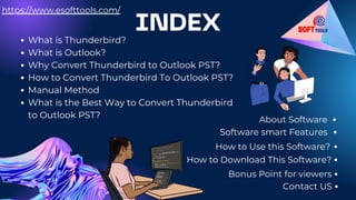 eSoftTools Thunderbird to Outlook PST Converter | PPT