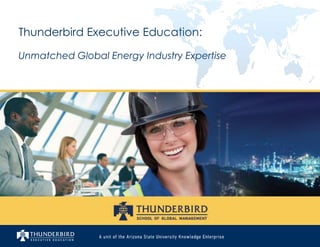 Thunderbird Executive Education: Global Energy Industry Expertise | PDF