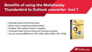 MailsDaddy : Thunderbird to Outlook.pptx