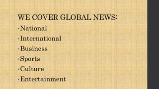 news channel buisness plan | PPTX