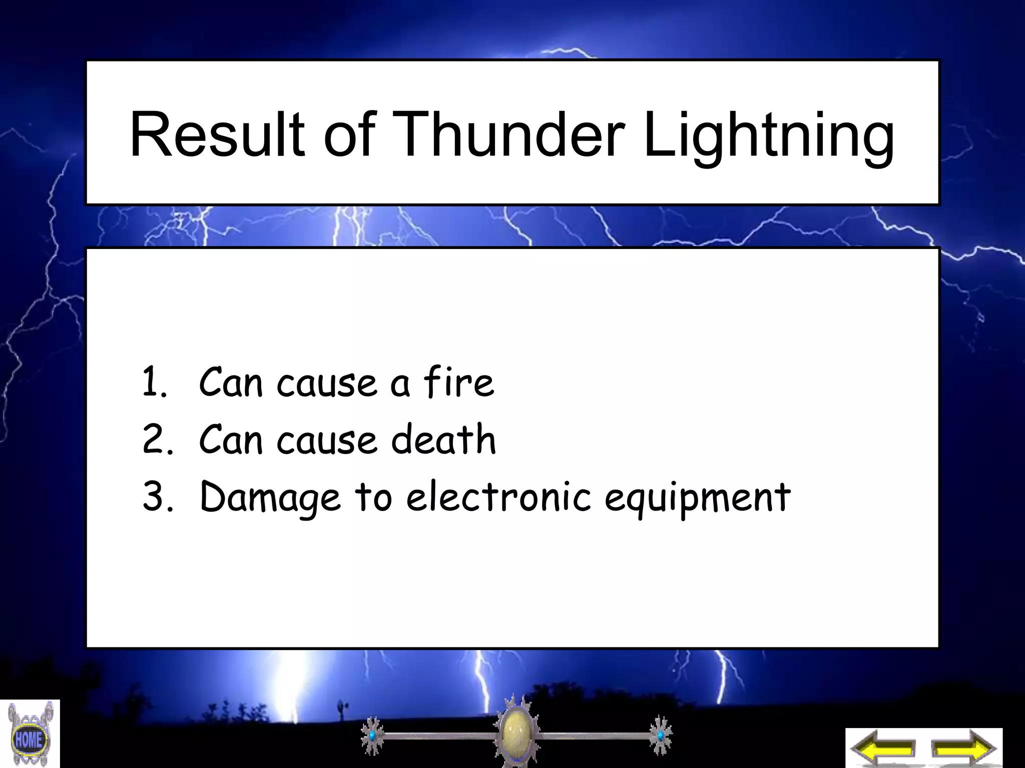 Thunder lightning (describe) | PPTX