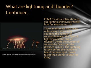 Thunderstorms | PPTX