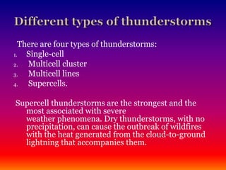 Thunderstorms | PPTX