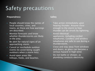 Thunderstorms | PPTX