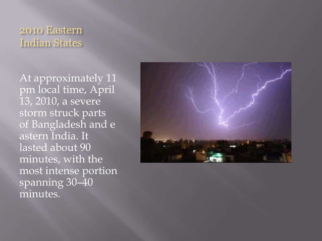 Thunderstorms | PPT | Free Download
