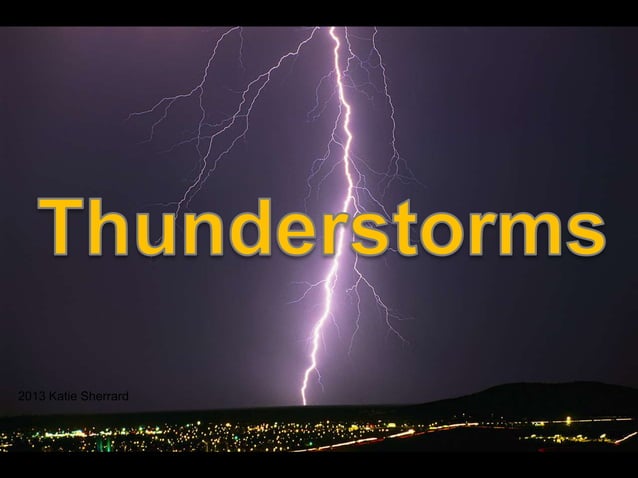 Thunderstorms | PPTX