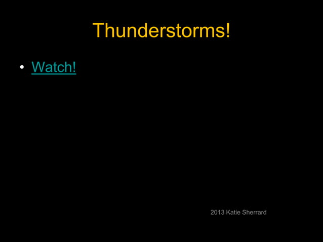 Thunderstorms | PPTX