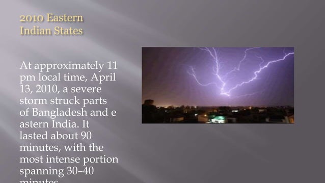 Thunderstorms: A Case Study | PPTX | Weather | Science