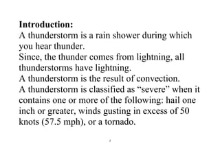 Thunderstorms -Basics | PDF