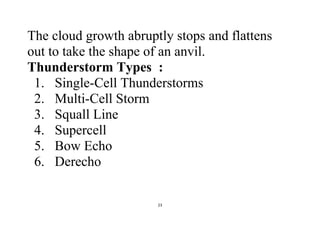Thunderstorms -Basics | PPT