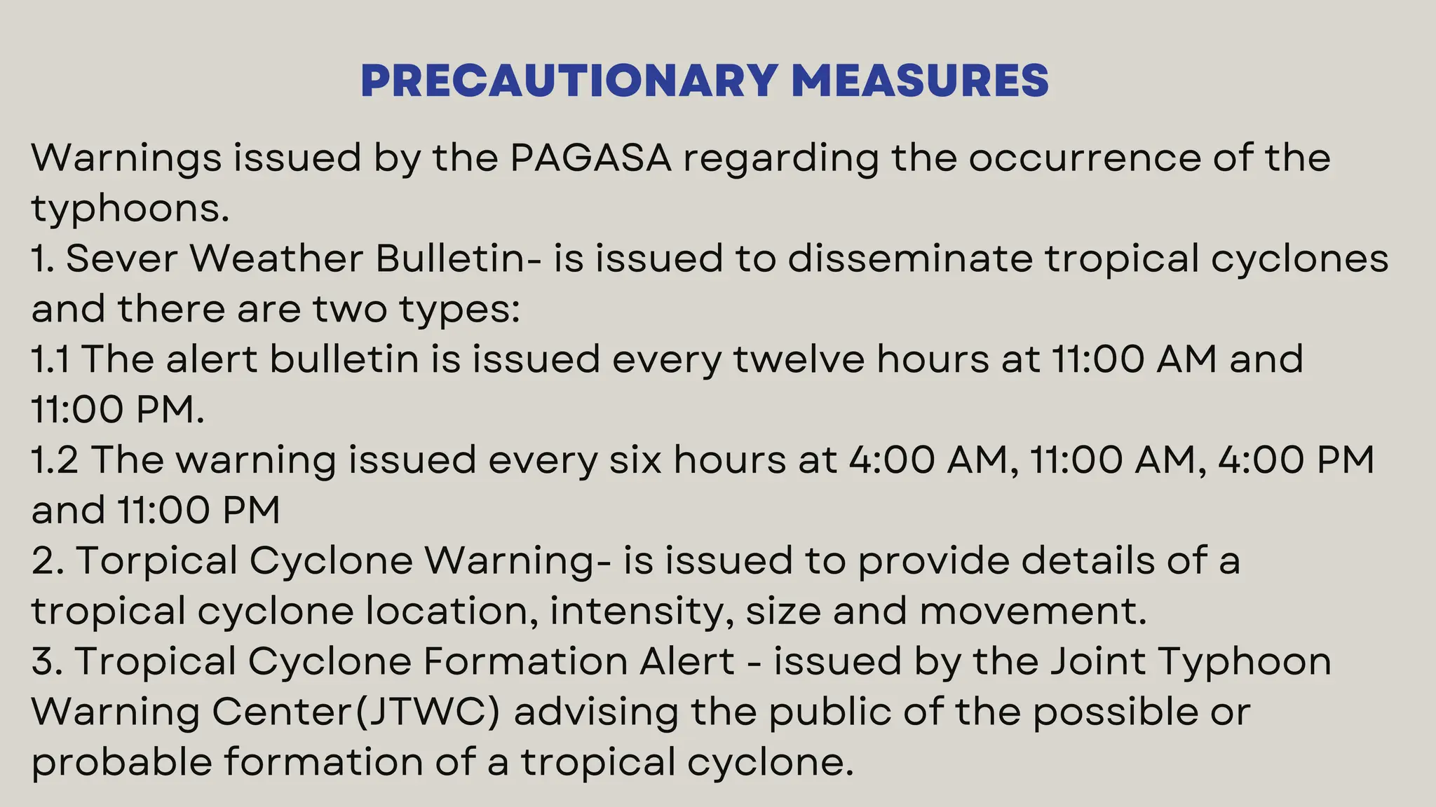 Typhoons in Science in Elementary Grades | PDF