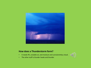 Thunderstorms Abby | PPTX