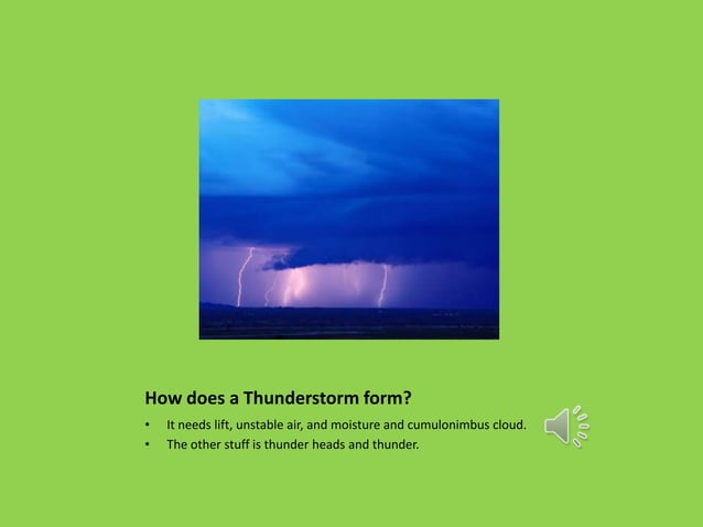 Thunderstorms Abby | PPTX