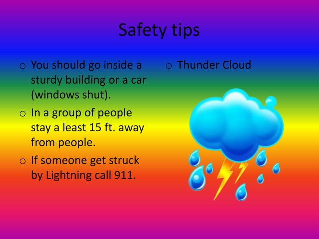 Thunderstorms Abby | PPTX