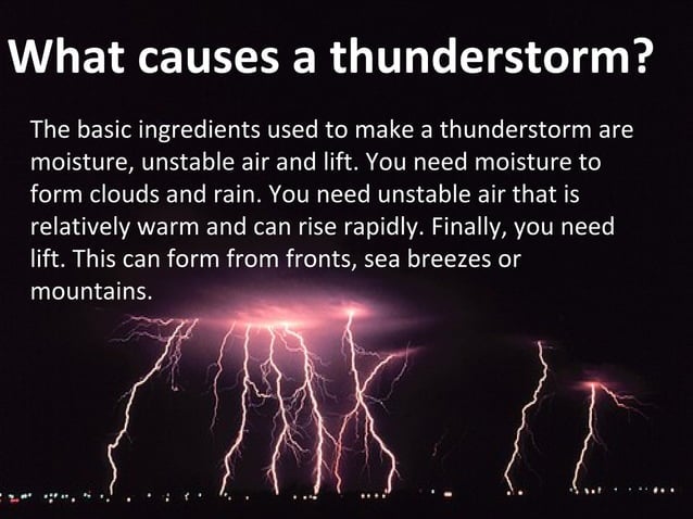Thunderstorms | PPT