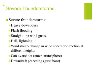 Thunderstorms, Tornadoes, Hurricanes Oh My! | PPTX
