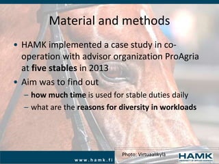 Time management in stable routines | PPTX