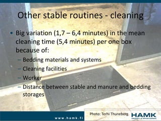 Time management in stable routines | PPTX