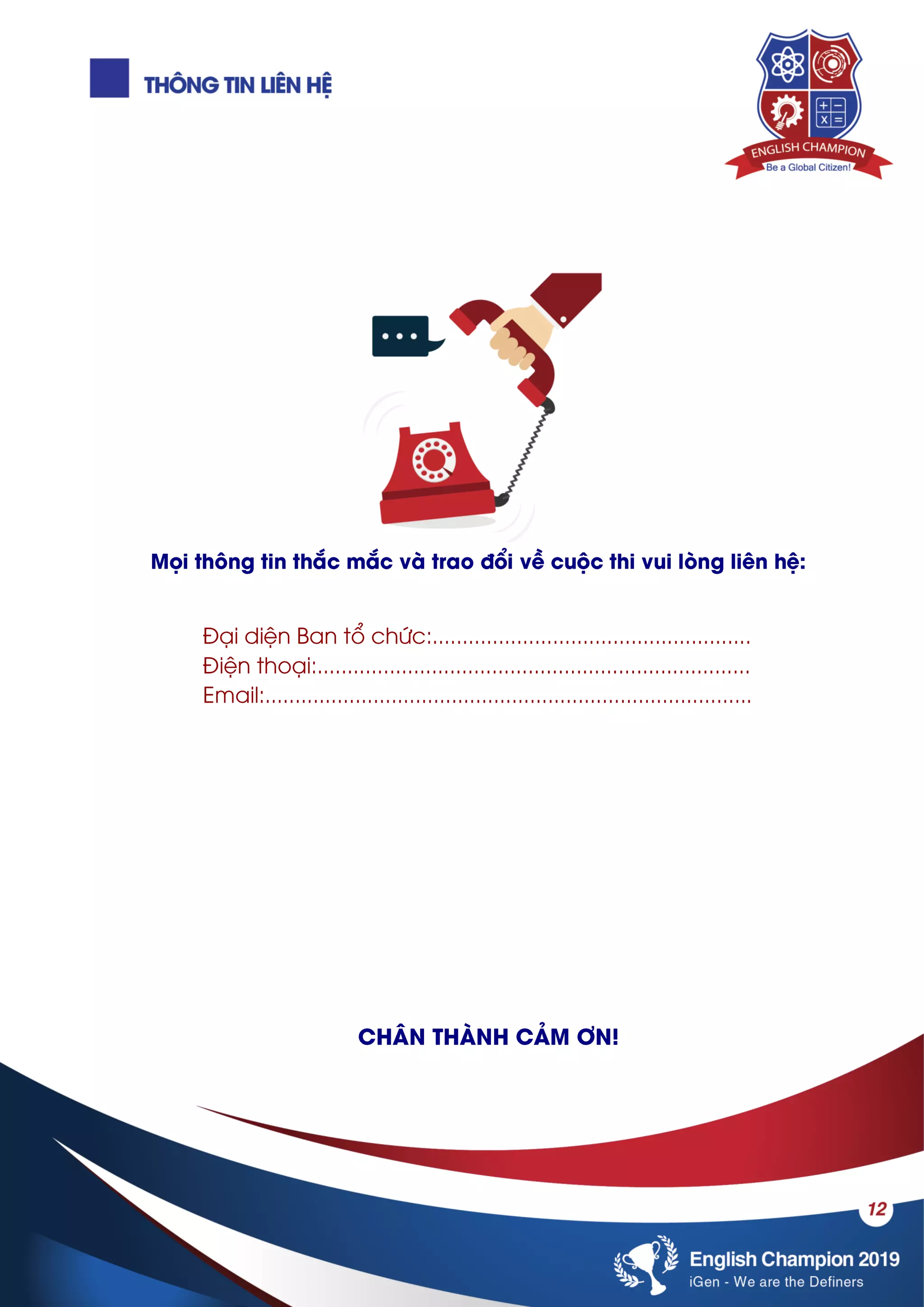 Thu ngo English Champion 2019 | PDF