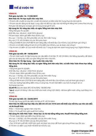 Thu ngo English Champion 2019 | PDF