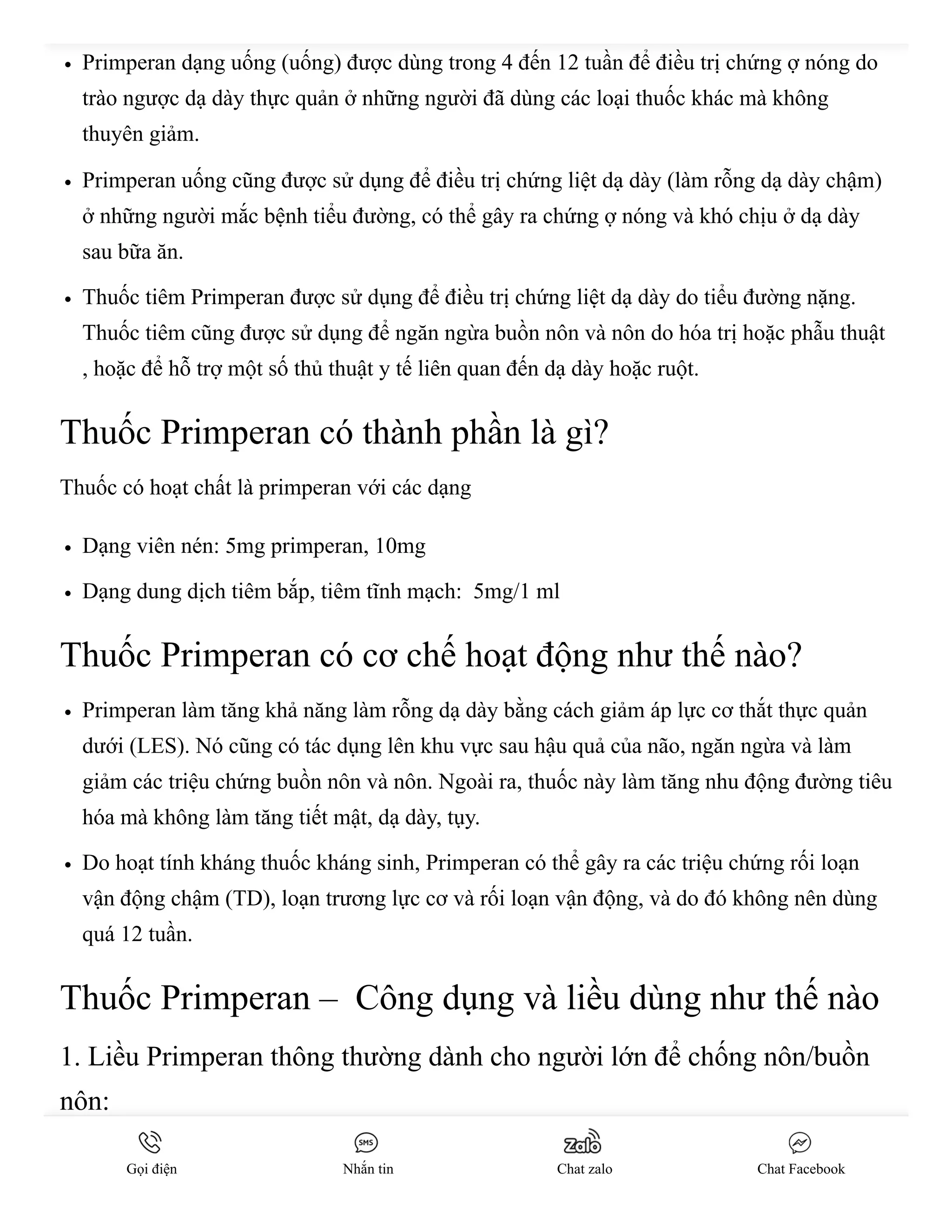 Thuoc primperan-cong-dung-lieu-dung-nhung-luu-y-khi-su-dung- | PDF