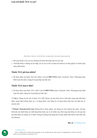 Thuoc tle arv mylan thuoc dac tri 247 | PDF