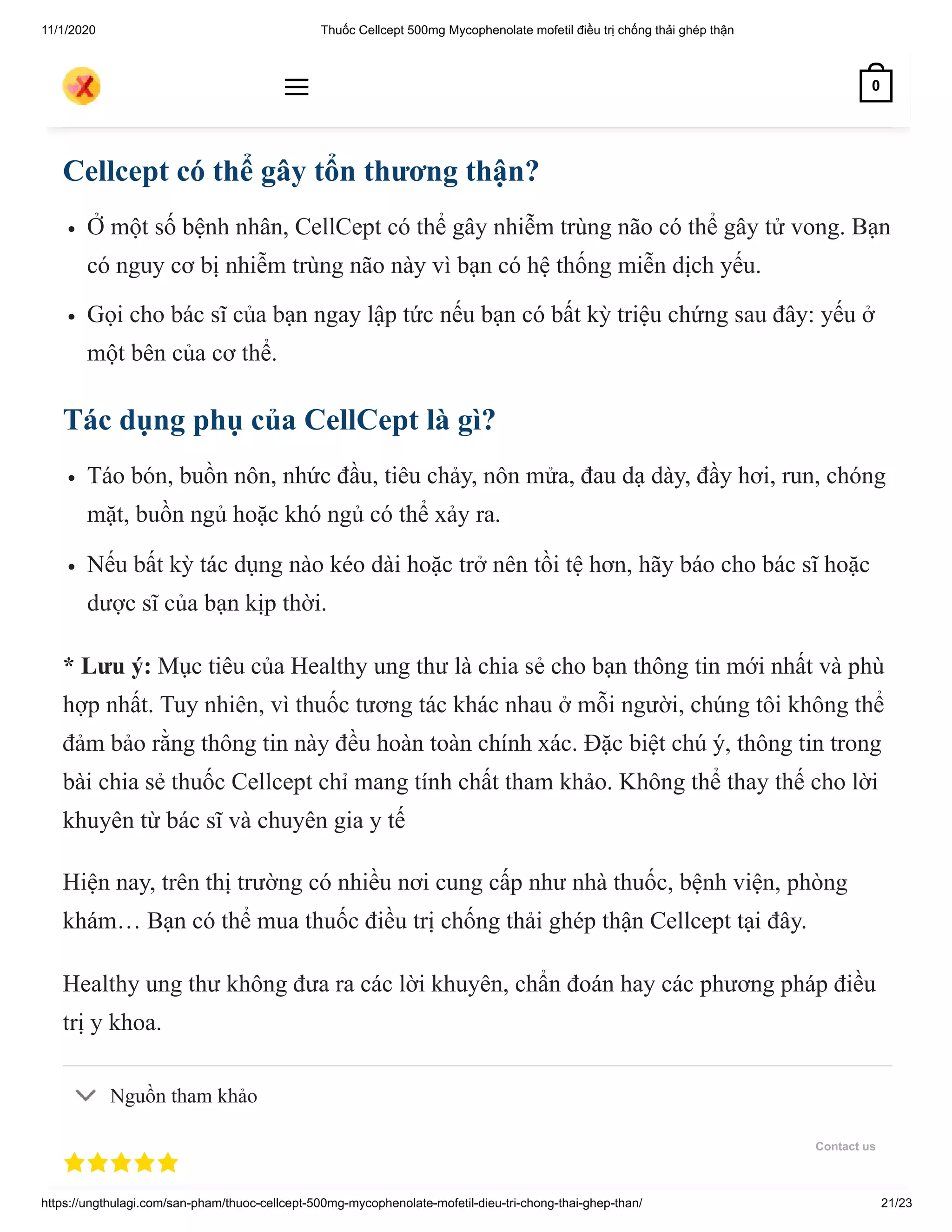 Thuoc cellcept 500mg mycophenolate mofetil dieu tri chong thai ghep ...